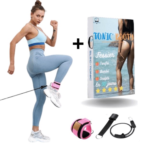 Élastique Musculation Fessier + Programme Gratuit | Élec-Tonic